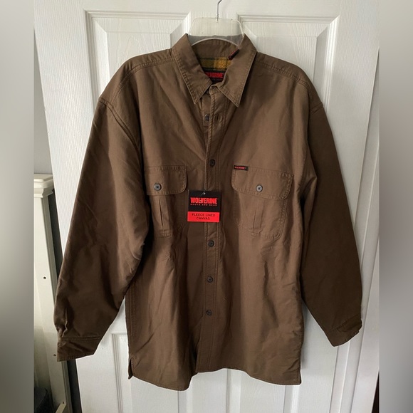 Wolverine | Jackets & Coats | Nwt Mens Wolverine Fleece Lined Fatigue ...